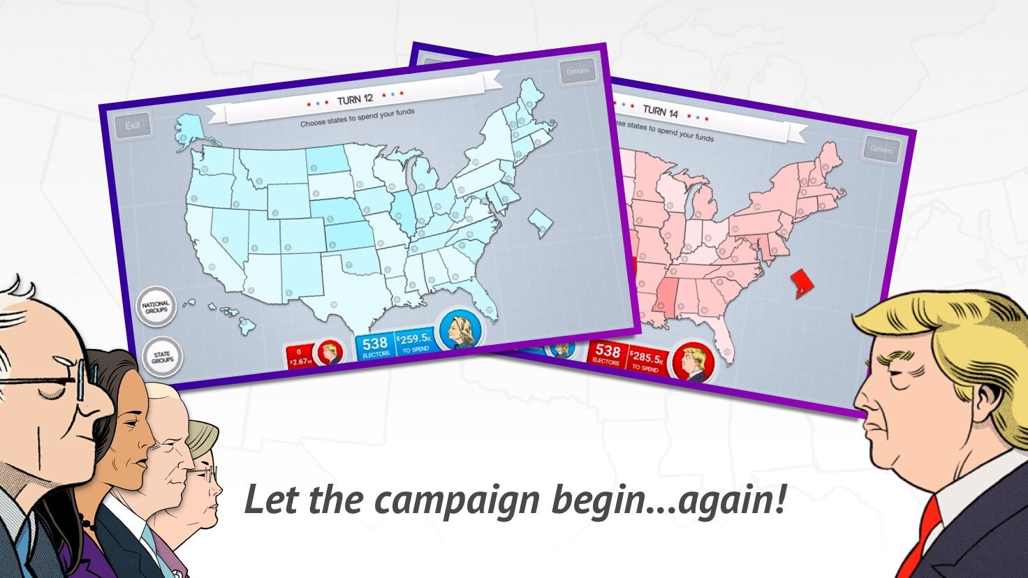 Two Seventy US Election Game - Unity Developers